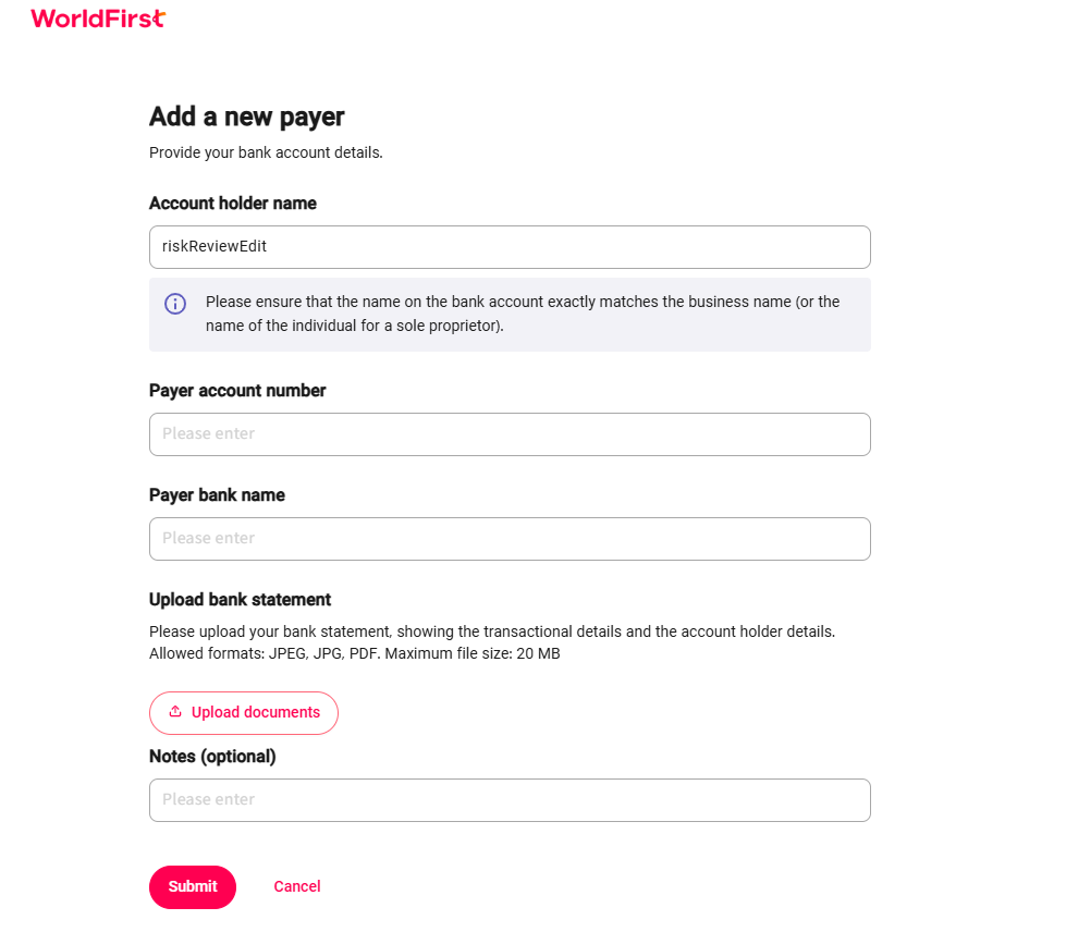 How do I top-up my World Account? | WorldFirst Global